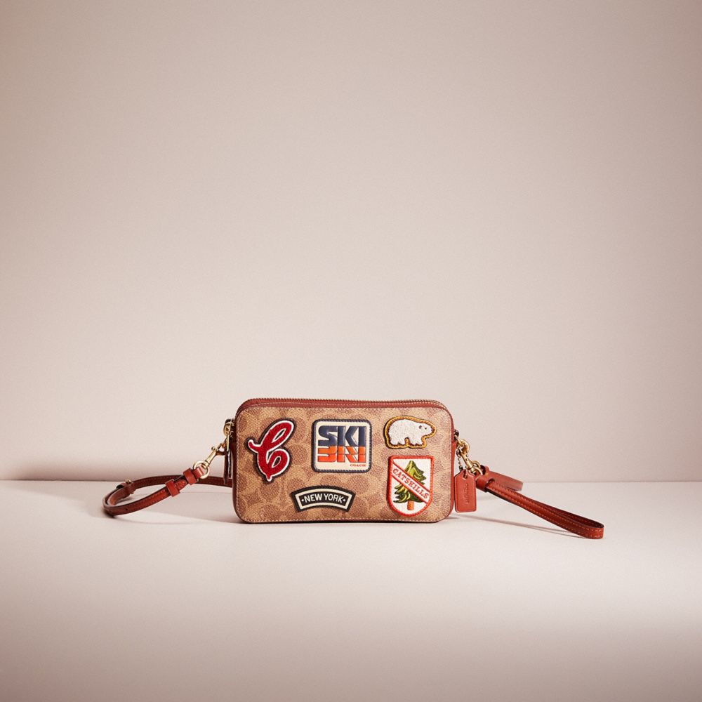 Restored Kira Crossbody In Signature Canvas With Patches | COACH®