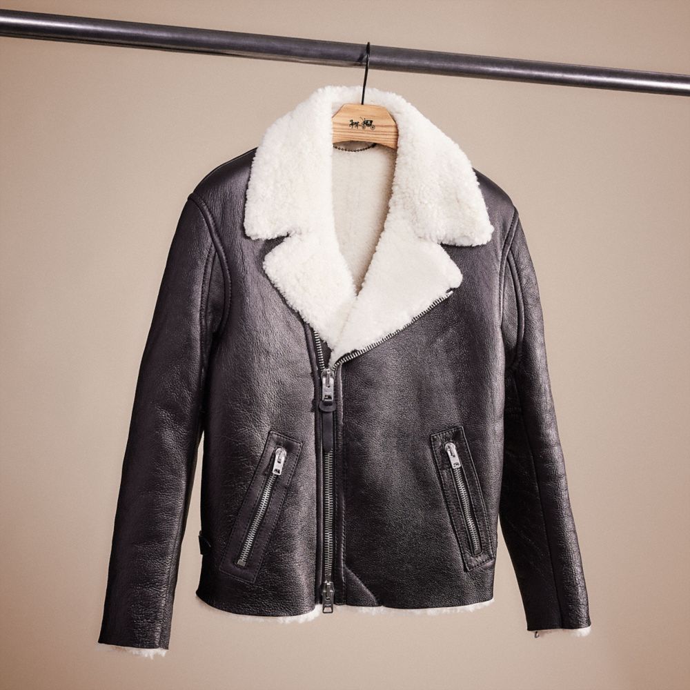 Restored Shearling Moto Jacket | COACH®