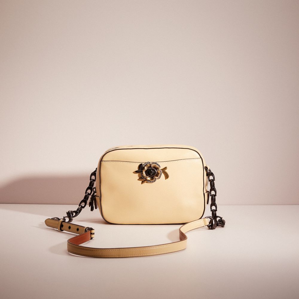 Restored Camera Bag With Tea Rose | COACH®