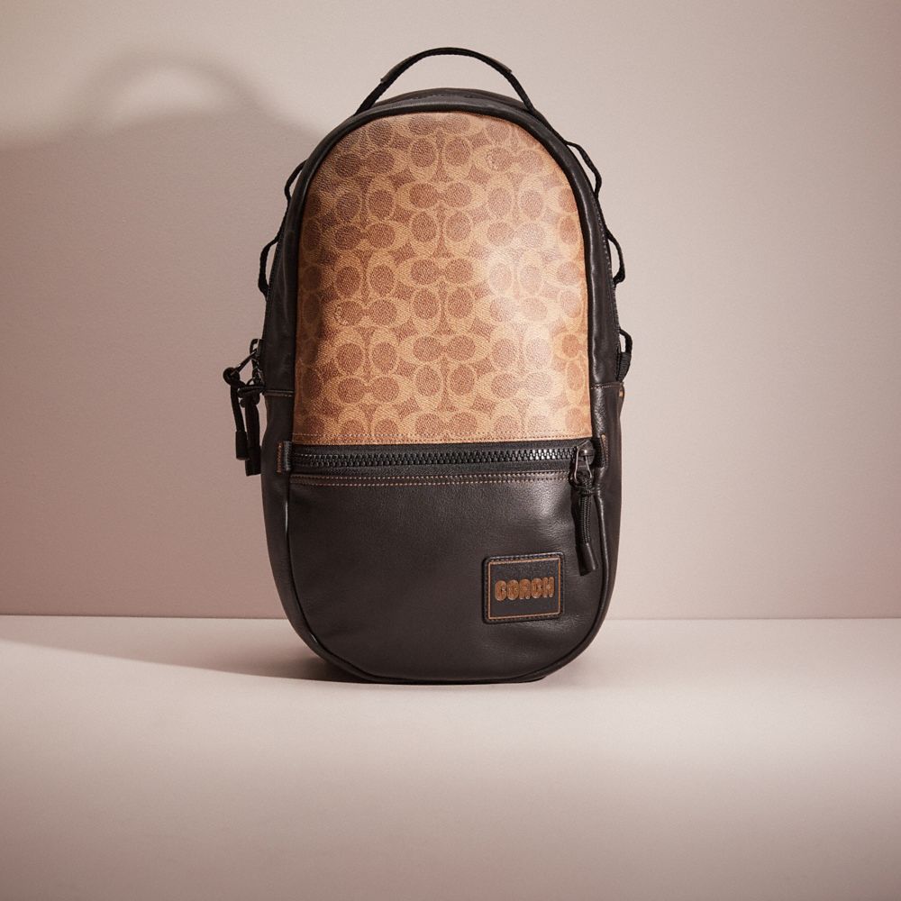 Restored Pacer Backpack In Signature Canvas With Coach Patch | COACH®