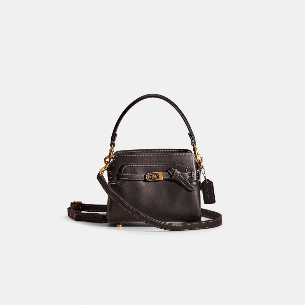 Coach Restored Tate 18 Crossbody In Brass/black | ModeSens