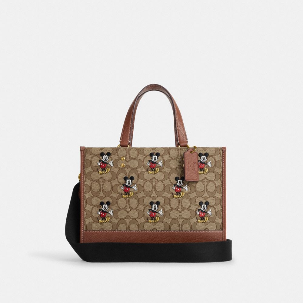 Coach Disney X Dempsey Carryall In Signature Jacquard With Mickey Mouse ...