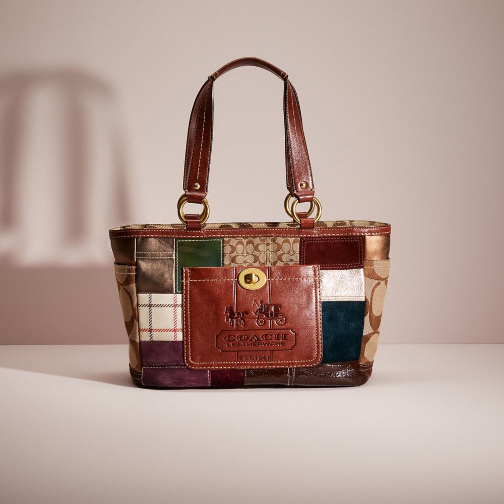 Restored Holiday Patchwork Gallery Tote | COACH®