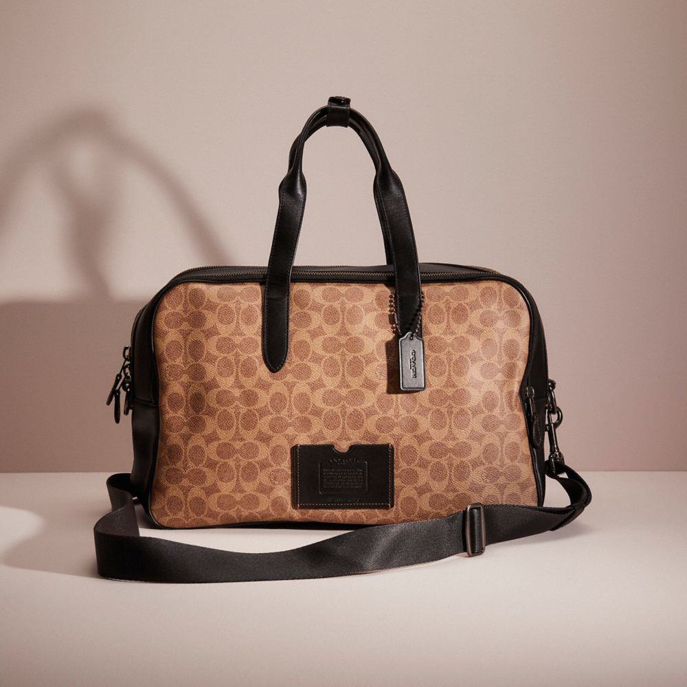 Restored Academy Travel Duffle In Signature Canvas | COACH®