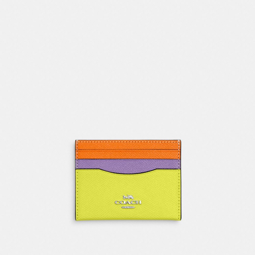 Coach Outlet Slim Id Card Case In Colorblock In Multi | ModeSens