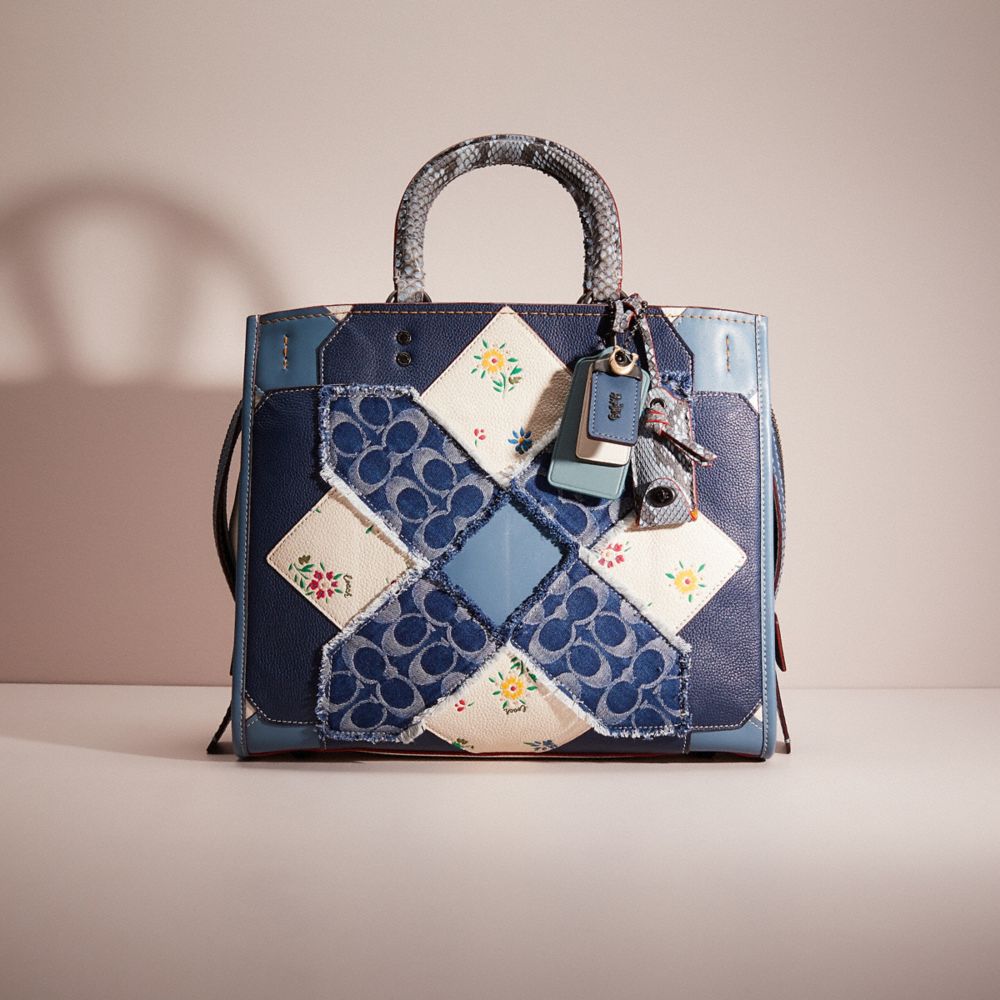 Upcrafted Rogue In Colorblock With Snakeskin Detail | COACH®