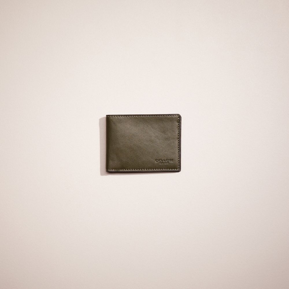 Restored Slim Billfold Wallet In Colorblock | COACH®