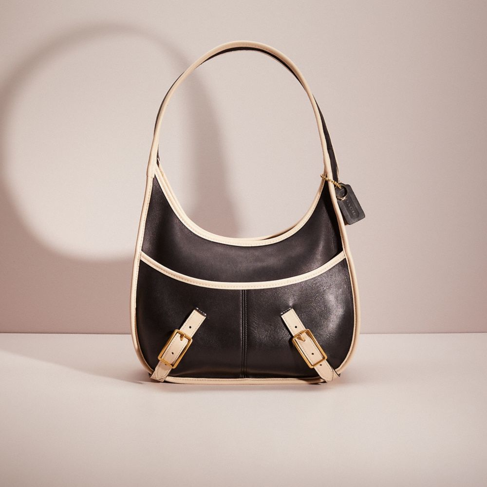 Coach Upcrafted Vintage Ergo Pocket Zip Bag In Black | ModeSens