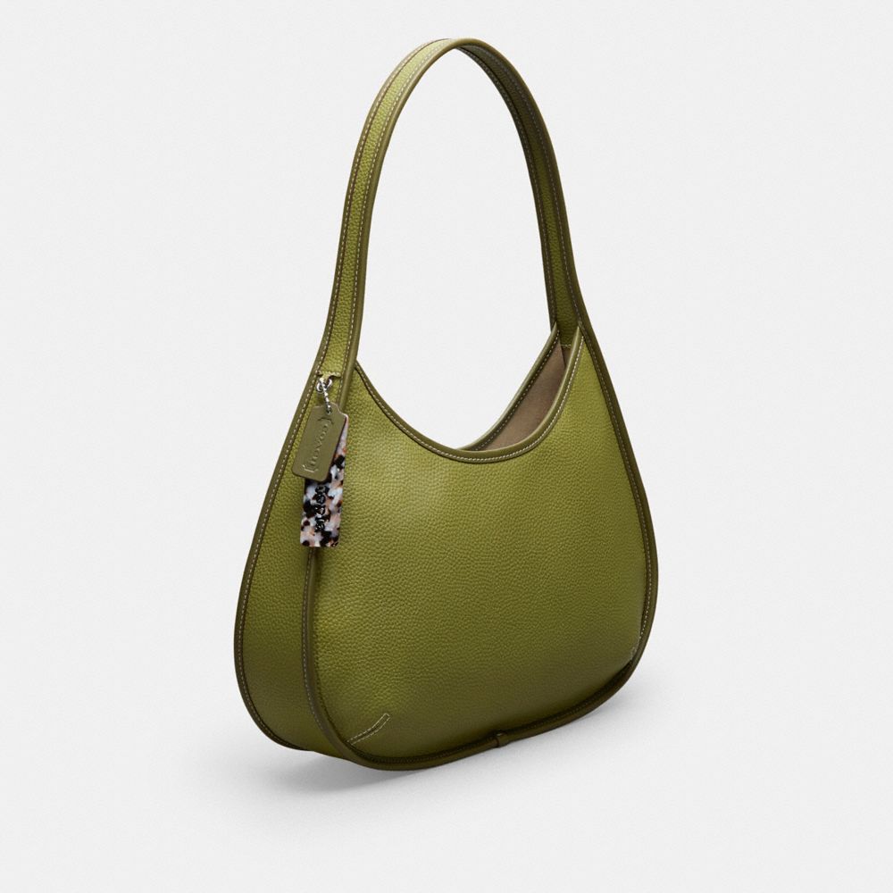Coach Large Ergo Bag In Pebbled Topia Leather In Olive Green | ModeSens