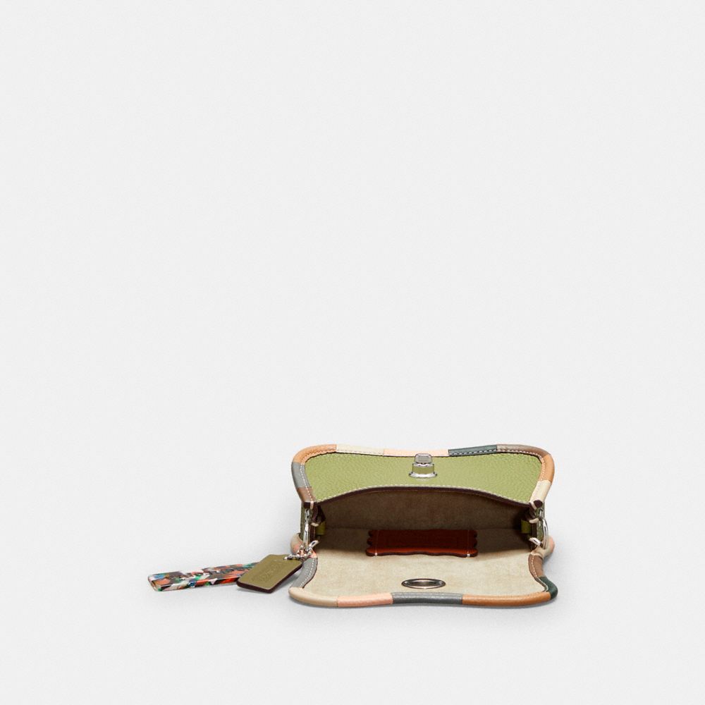 Coach Mini Wavy Dinky Bag In Topia Leather With Upcrafted Scrap Binding ...