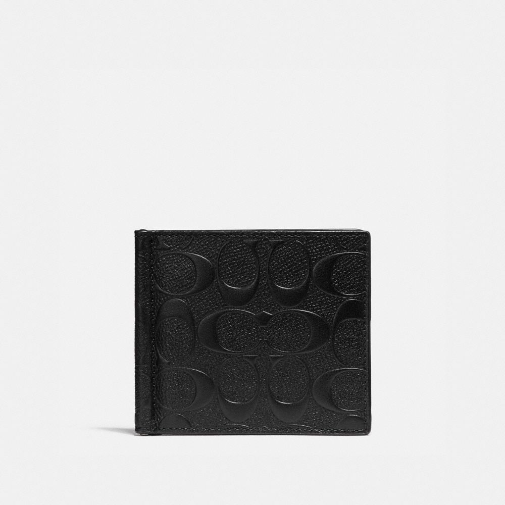 COACH® Outlet | Money Clip Billfold In Signature Leather