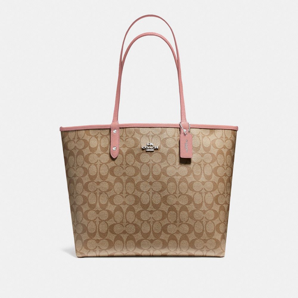 COACH® Outlet | Reversible City Tote In Signature Canvas