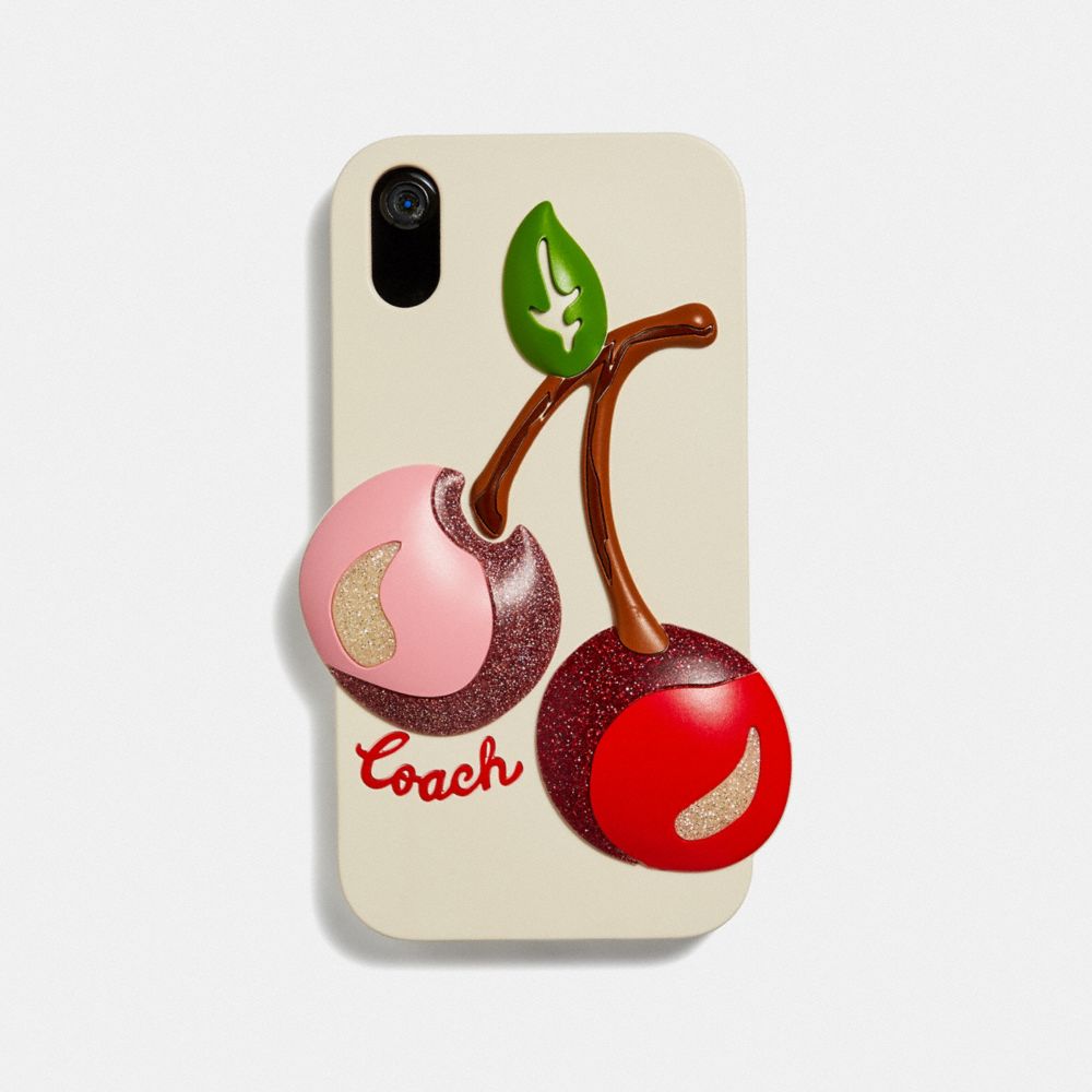COACH® Outlet | Iphone Xr Case With Oversized Cherry