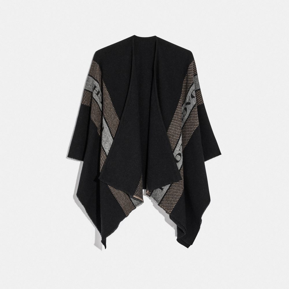 COACH® Outlet | Varsity Stripe Poncho