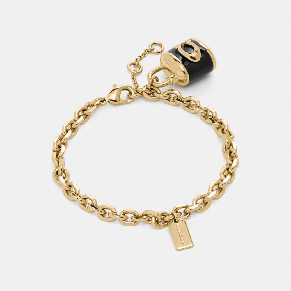 COACH® Outlet | Lock Charm Bracelet