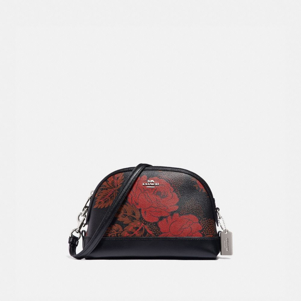 COACH® Outlet | Dome Crossbody With Thorn Roses Print
