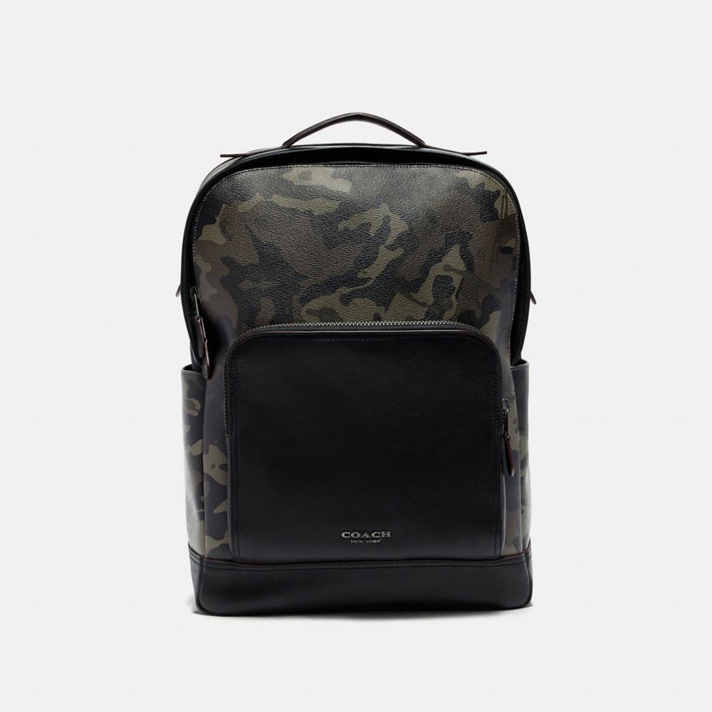 COACH® Outlet | Graham Backpack With Camo Print