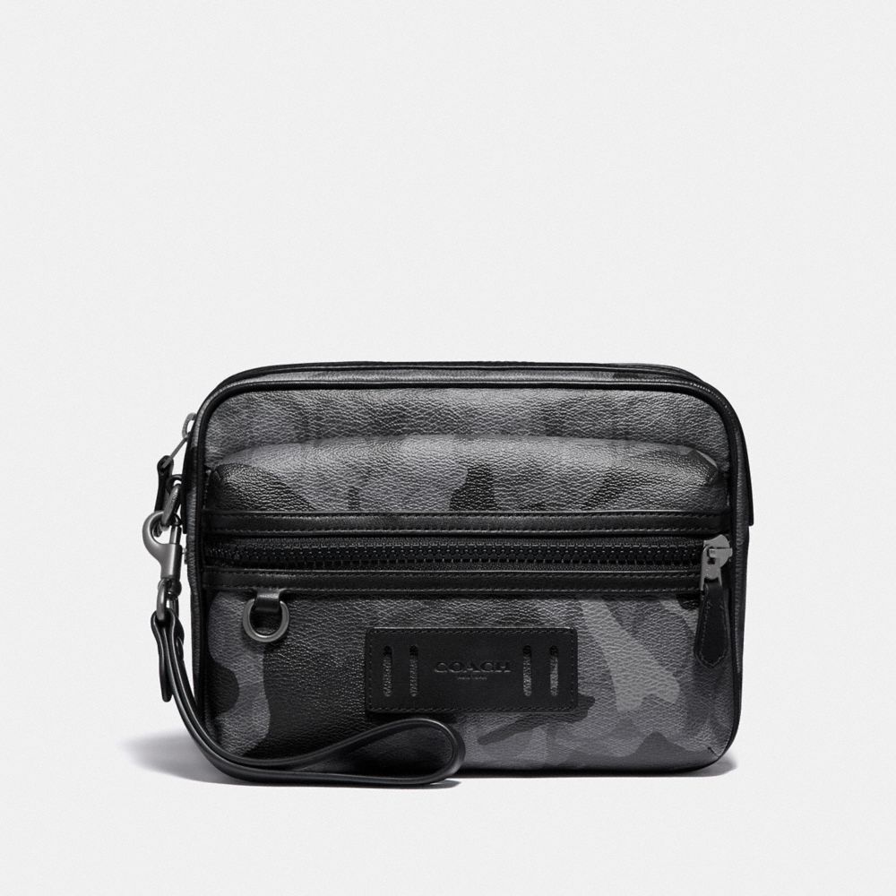 COACH® Outlet | Terrain Pouch In Signature Canvas With Camo Print