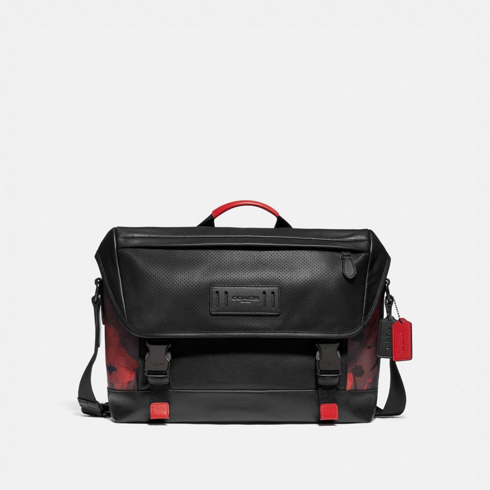 COACH® Outlet | Ranger Messenger In Signature Canvas With Camo Print