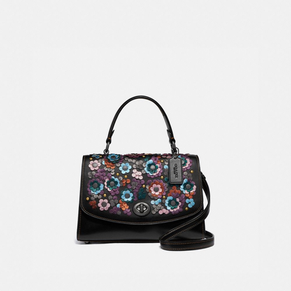 COACH® Outlet | Tilly Top Handle Satchel With Leather Sequins