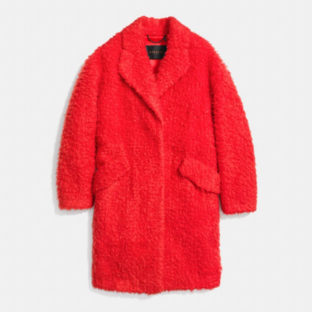 Fuzzy Teddy Bear Coat | COACH®