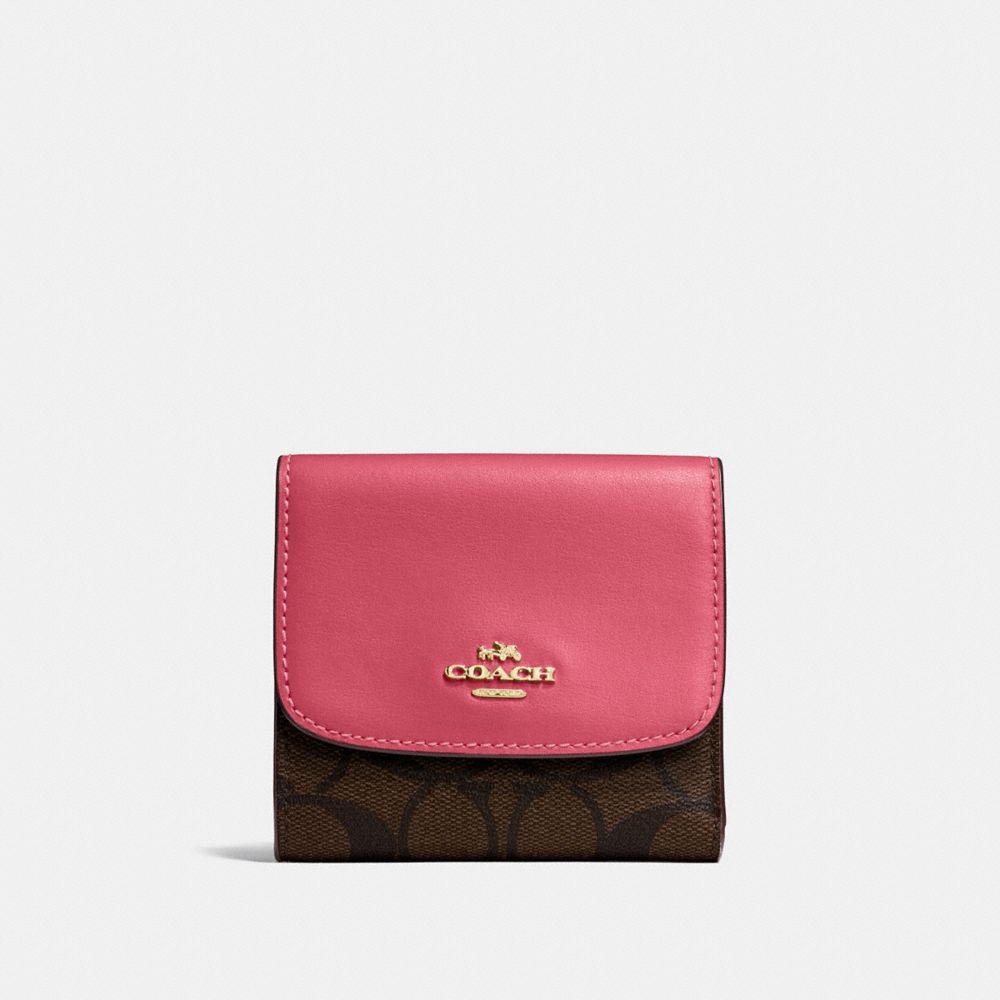 COACH® Outlet | Small Wallet In Signature Canvas
