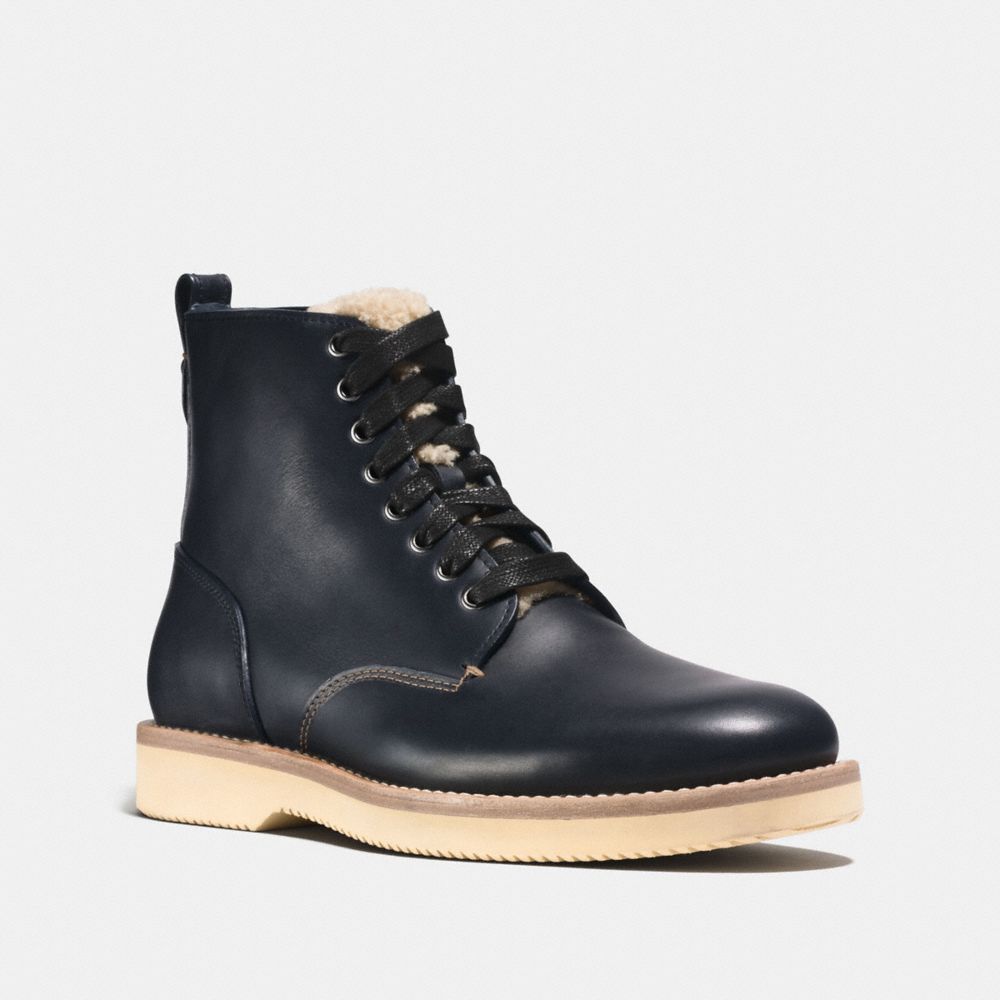 COACH®: Derby Boot With Shearling
