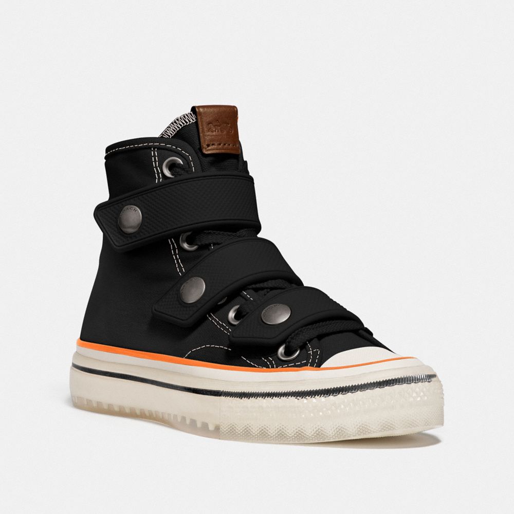 COACH® | High Top Button Up Sneaker
