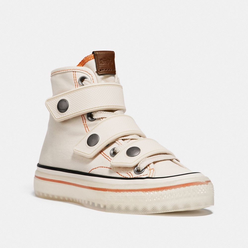 COACH® | High Top Button Up Sneaker